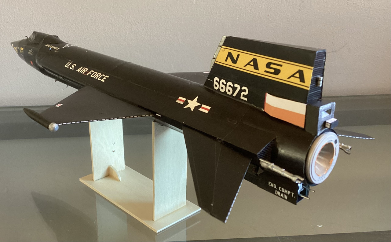 The last flight of X-15-3 in 1/48th, in card - Ready for Inspection ...