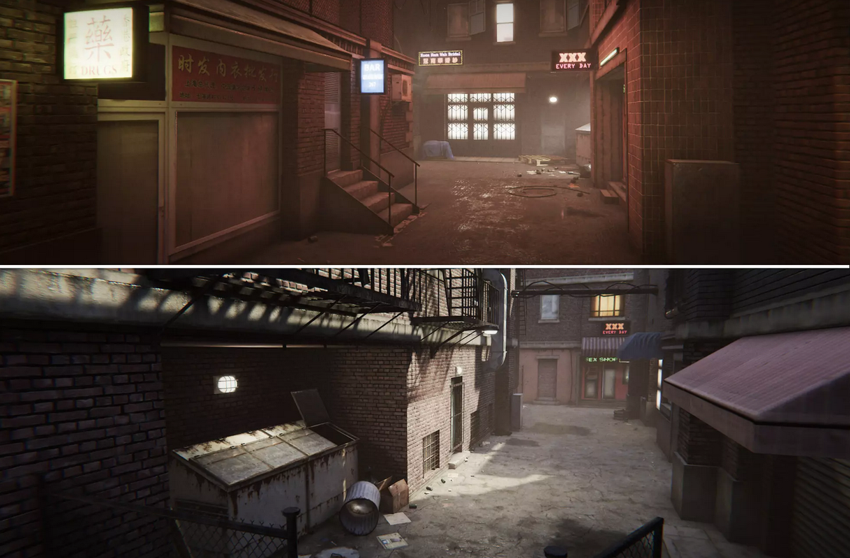 Unity - Modular City Alley Pack V2.0 2025 - Free Daz 3D Models