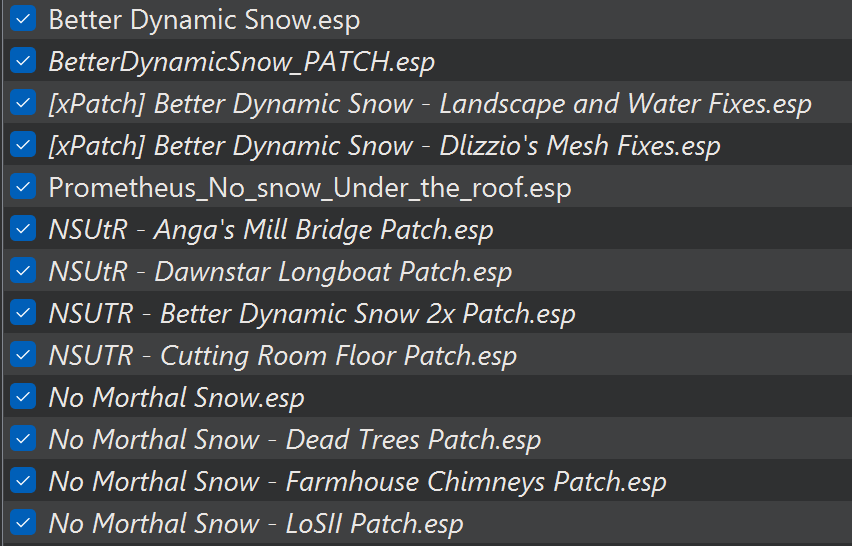 No Morthal Snow at Skyrim Special Edition Nexus - Mods and Community