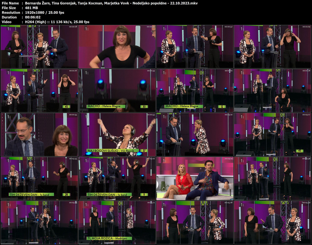 Bernarda Žarn, Tina Gorenjak, Tanja Kocman, Marjetka Vovk Nedeljsko popoldne 22 10 2023 — Postimages