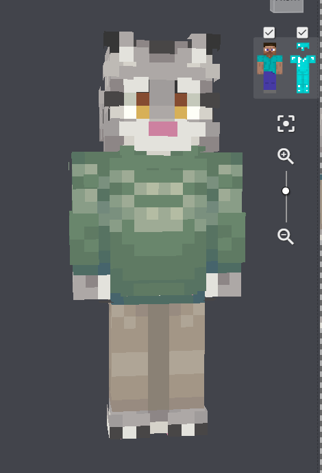 Pawbert Lynxley, Zootopia 2 Minecraft Skin