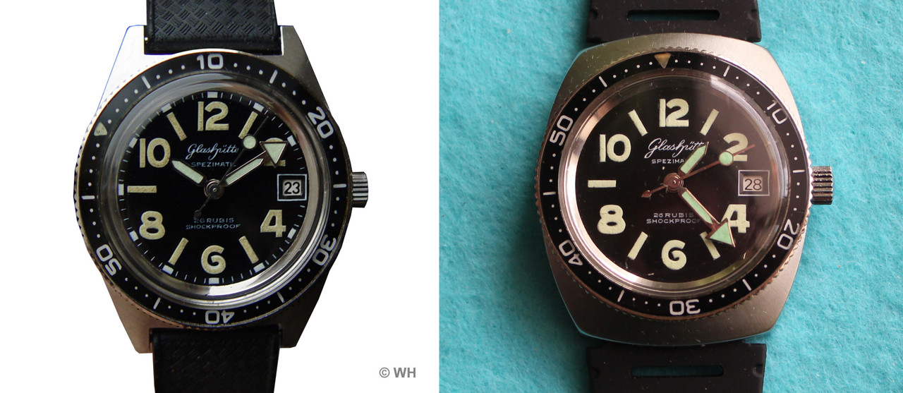 TimeZone : Glashuette Original » Spezimatic RP TS 200, the grandpa of SeaQ