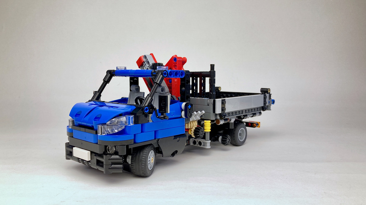 LEGO MOC IVECO Daily - Tipper and Crane by ufotografol | Rebrickable ...