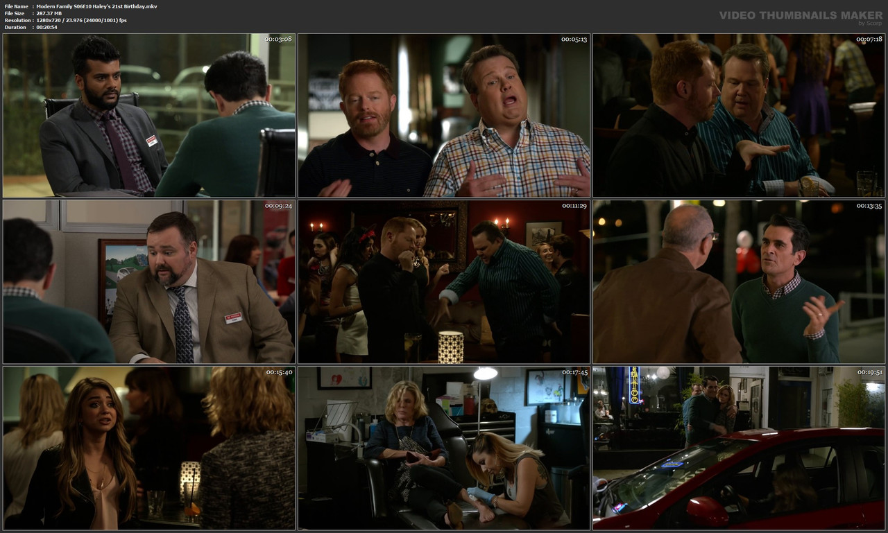 Modern Family S06 E10 Haley's 21st Birthday mkv — Postimages