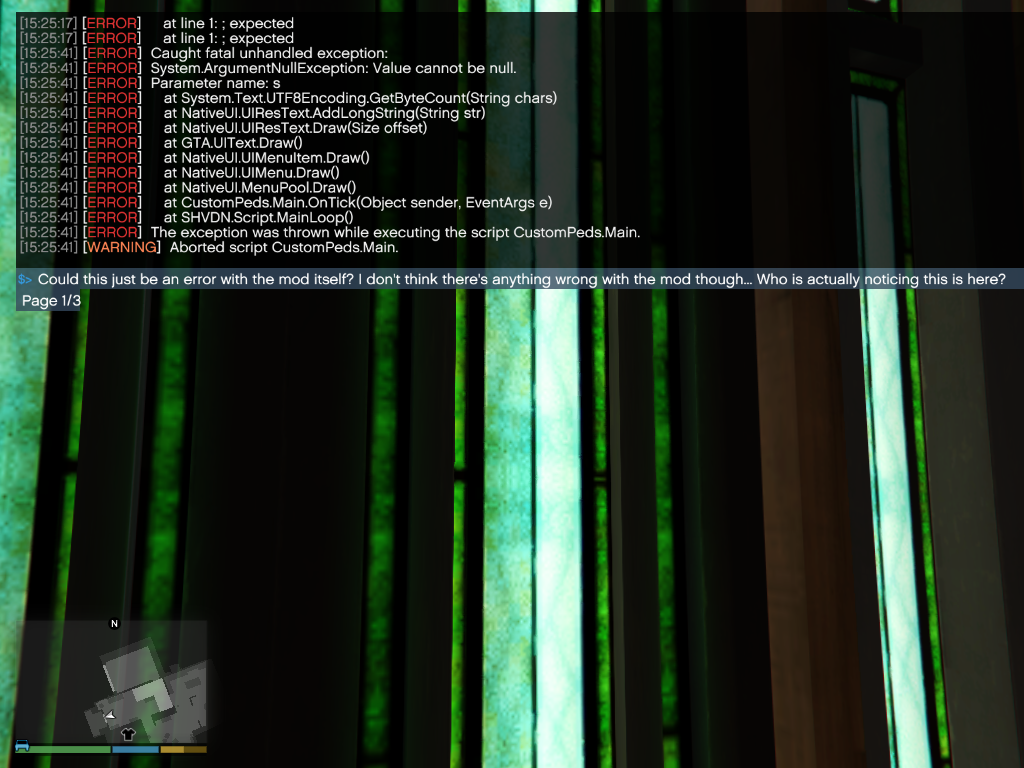 [resolved] Error Thrown Exception Gta V Gtaforums