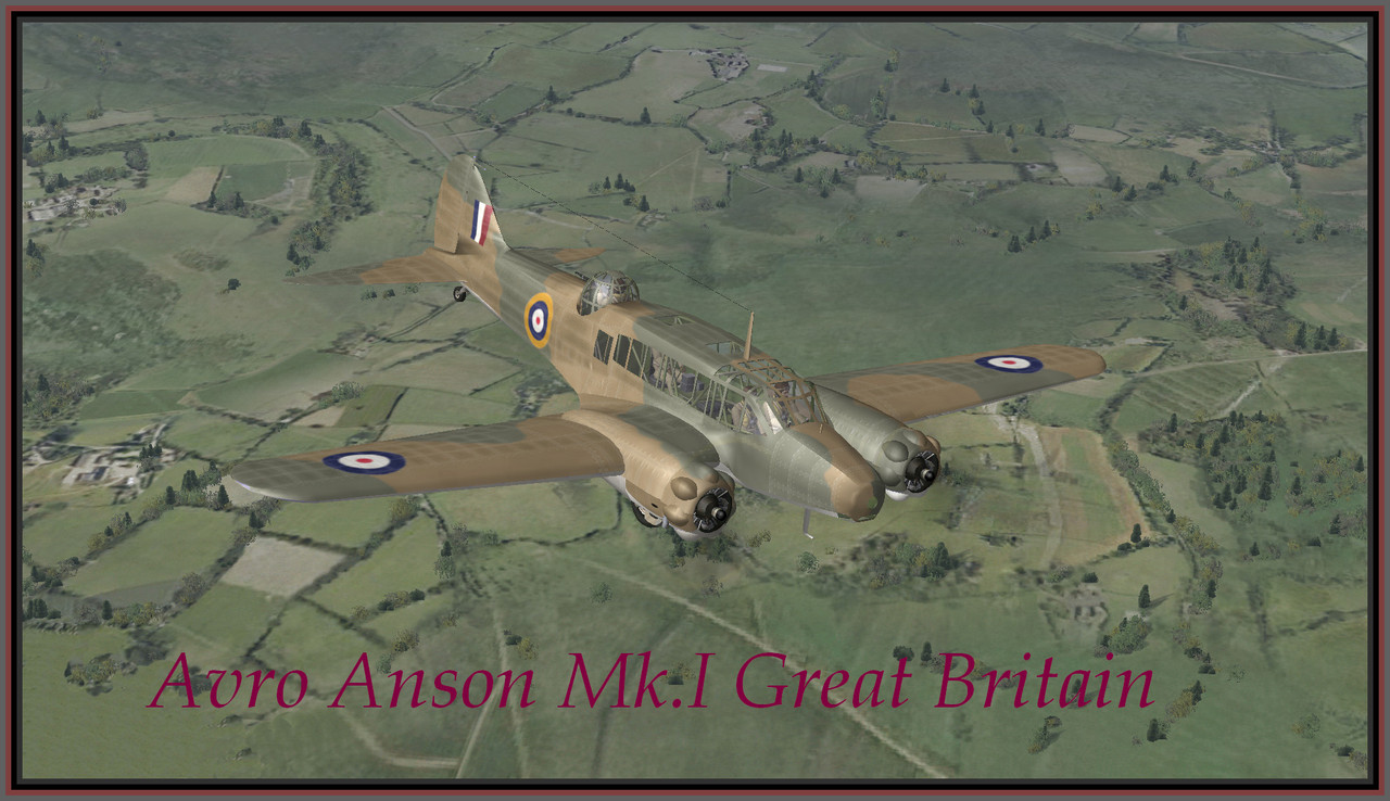 Avro Anson basic skin template IES model.