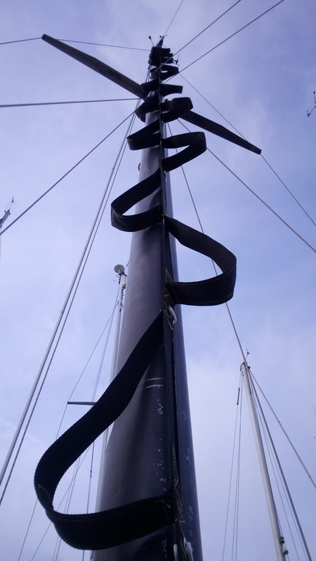 Mast ladder MastL for climbing on a sailing yacht mast | eBay