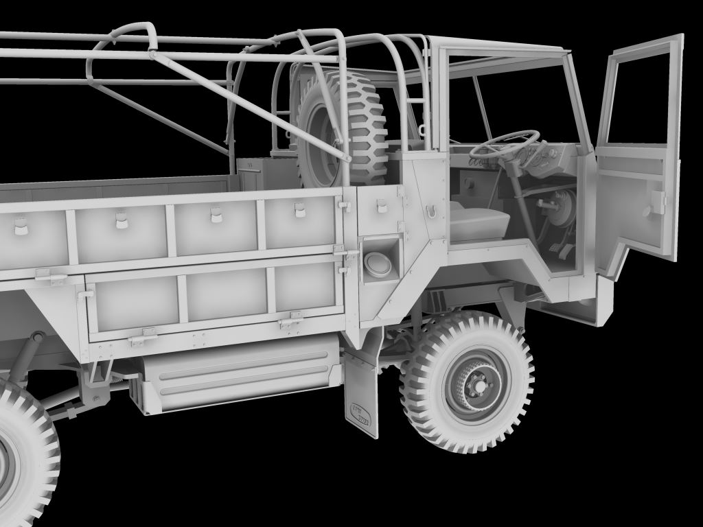 35th Scale Land Rovers Models Design for 3D Printing. - Work in ...