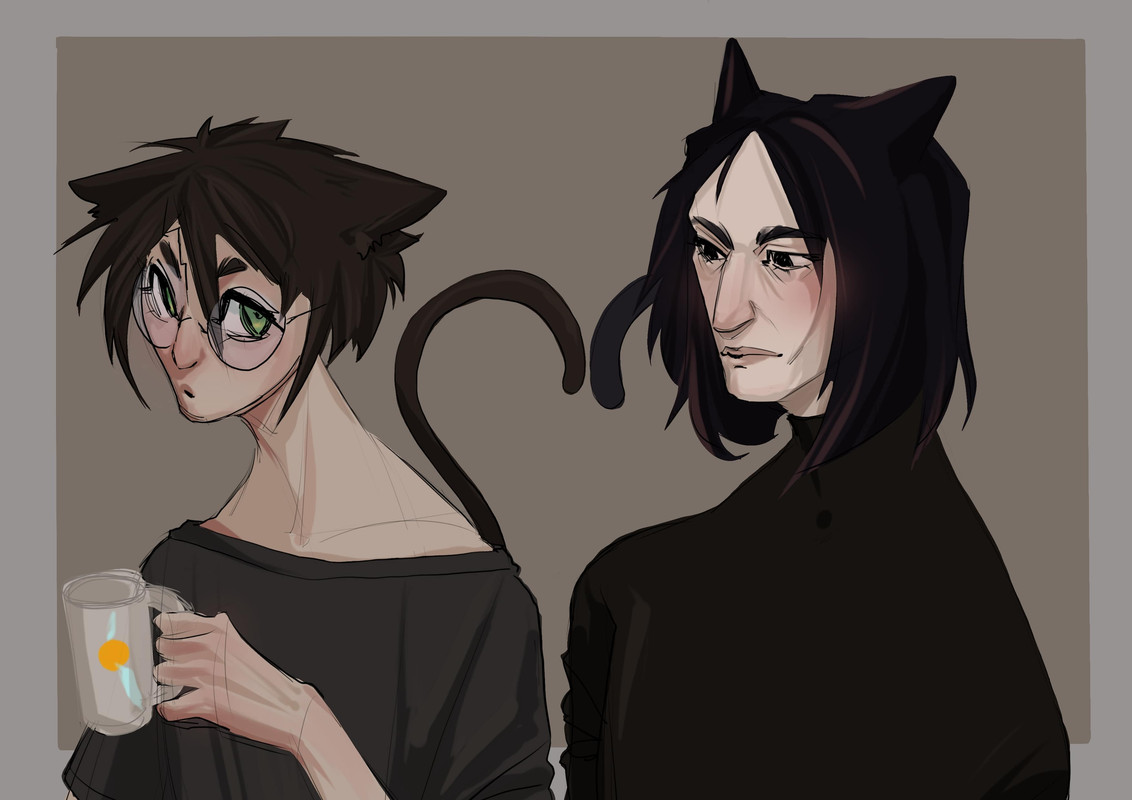 [Арт] Котята - fandom Snarry 2025 (fandomsnarry) - Harry Potter - J. K ...