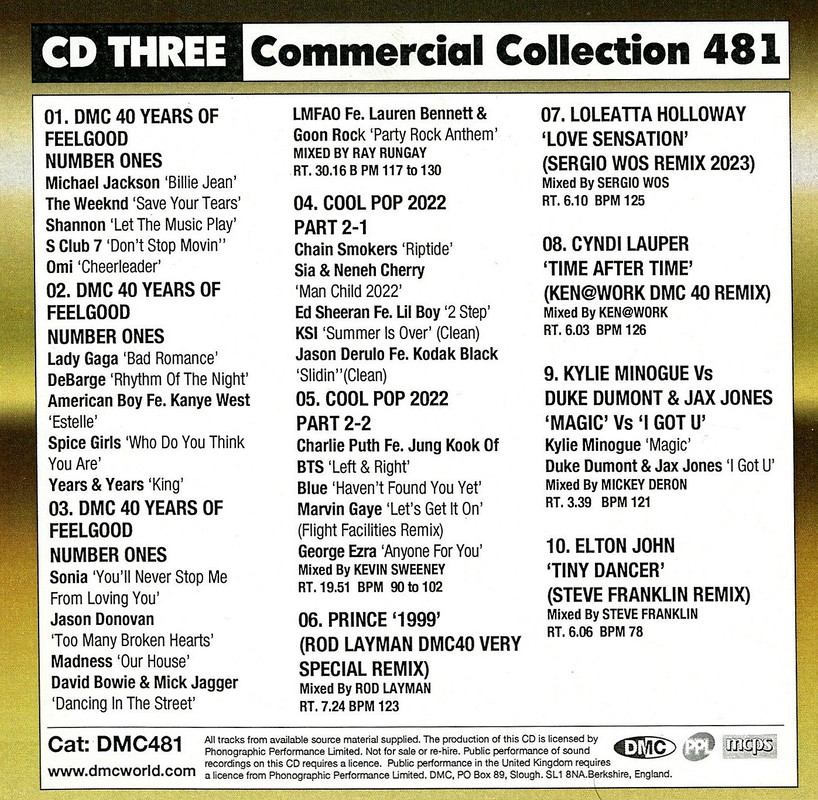 09/02/2023 - DMC - Commercial Collection 481