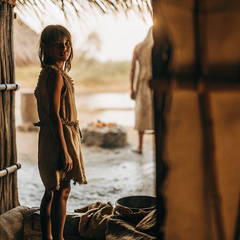 girl of the stone age at the 8000 bc pagan ritual (4) — Postimages