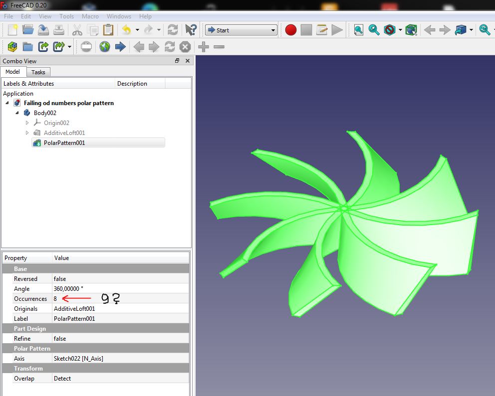 Polar pattern? - FreeCAD Forum