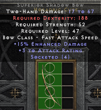 Perf Faith Base Shadow Bow Ft - Topic - d2jsp