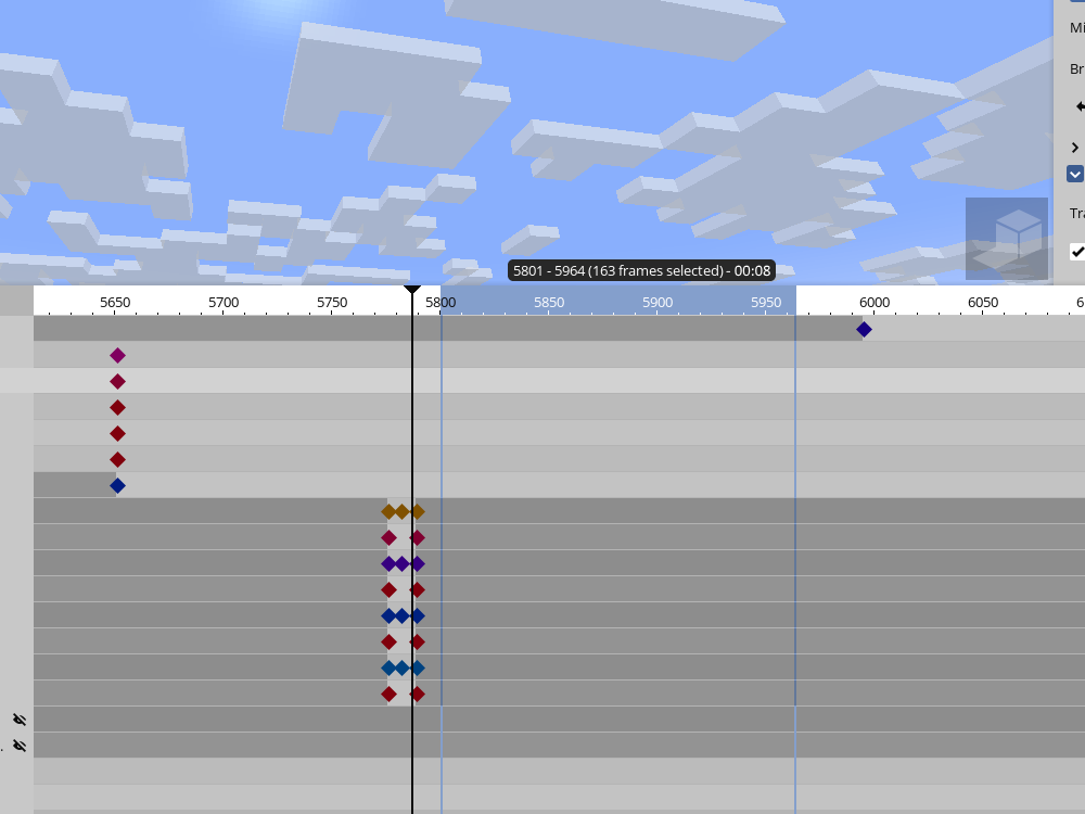 Add the actual time selected next to frames - Suggestions - Mine-imator forums