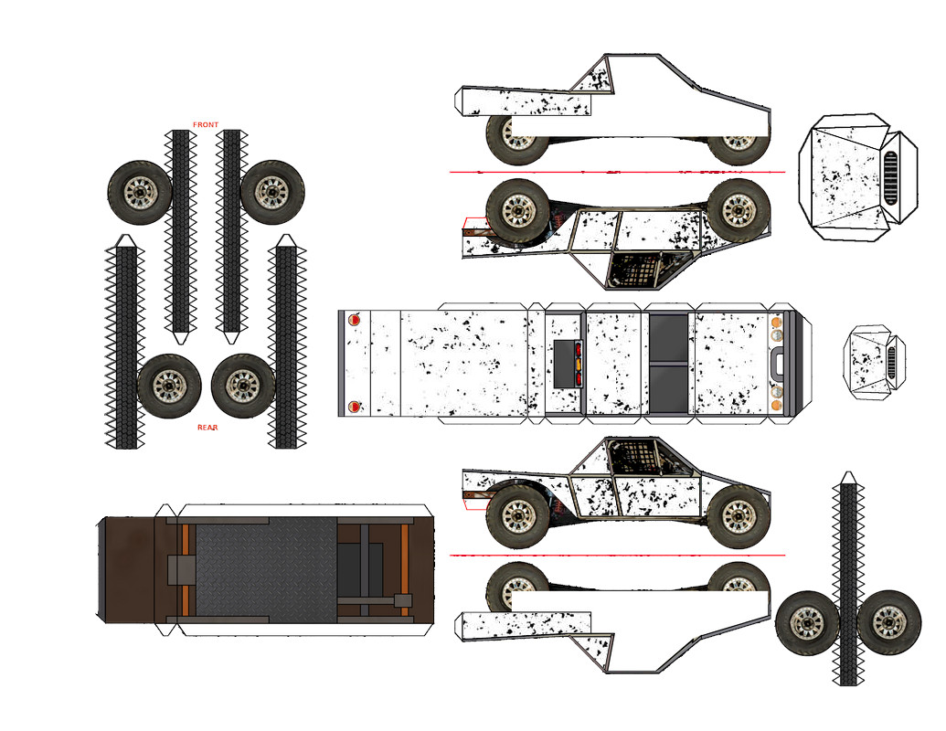 Wasteland 2 extended truck dirty white — Postimages