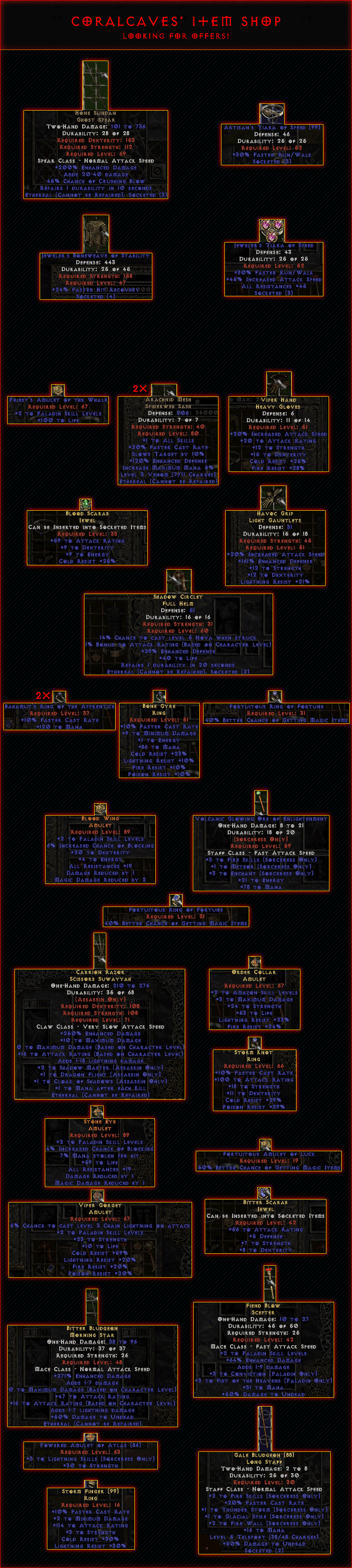 Items Ft - Topic - d2jsp