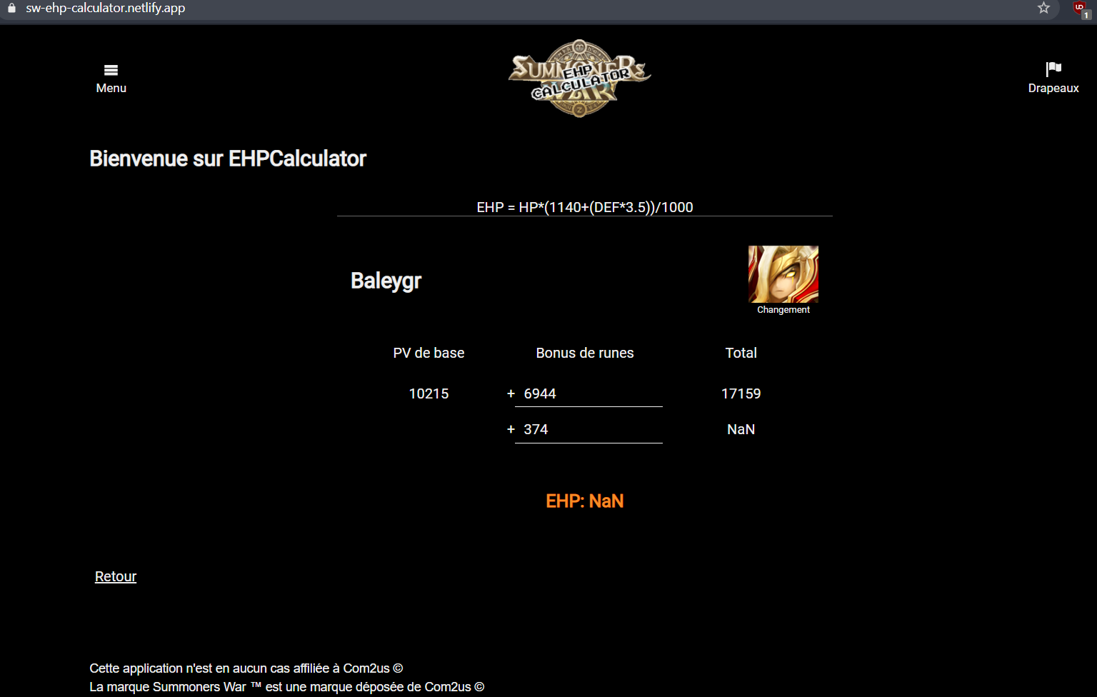 Ehp Calculator — Postimages