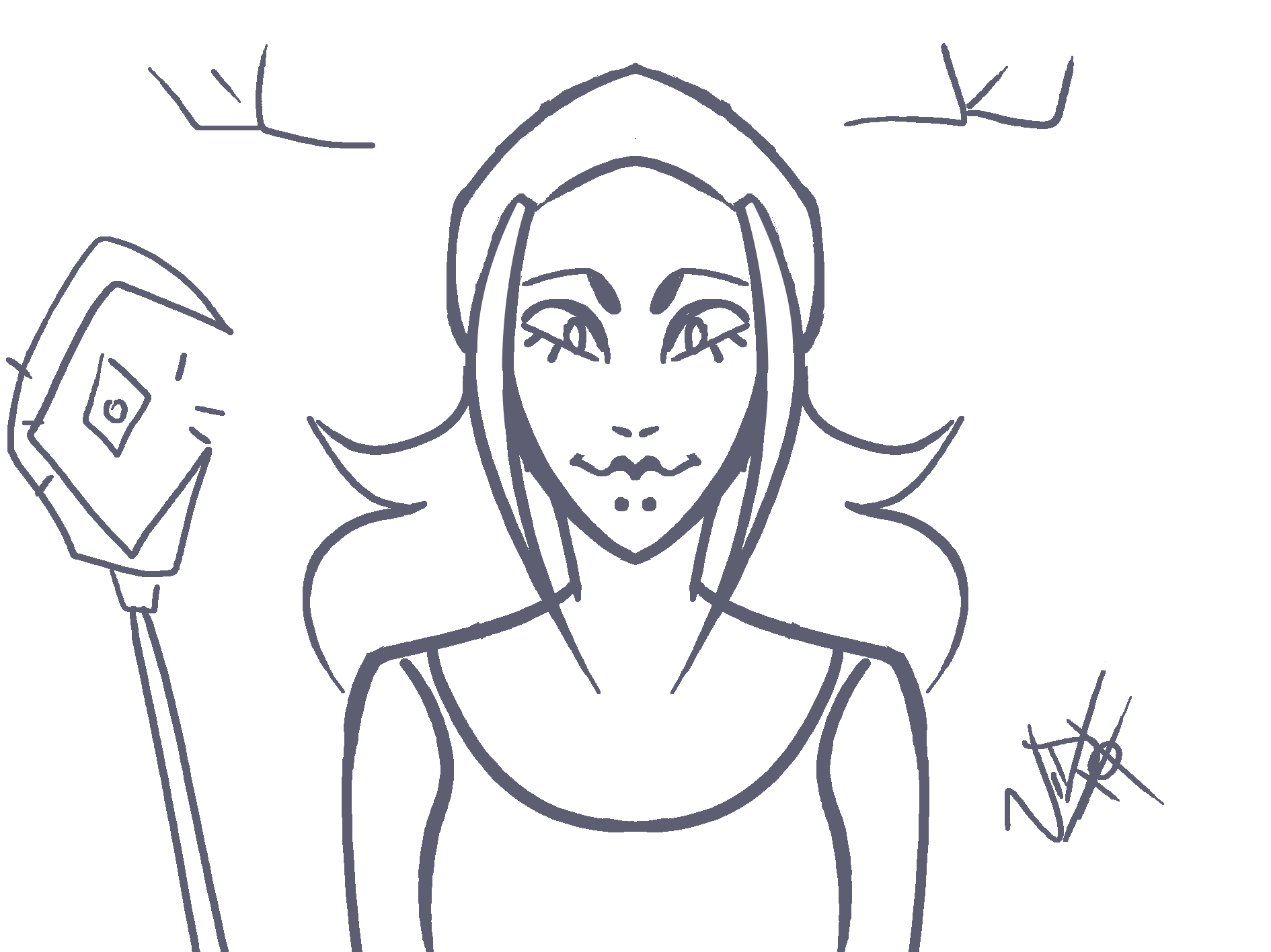 Agnesthe Chaman Portrait Sketch — Postimages