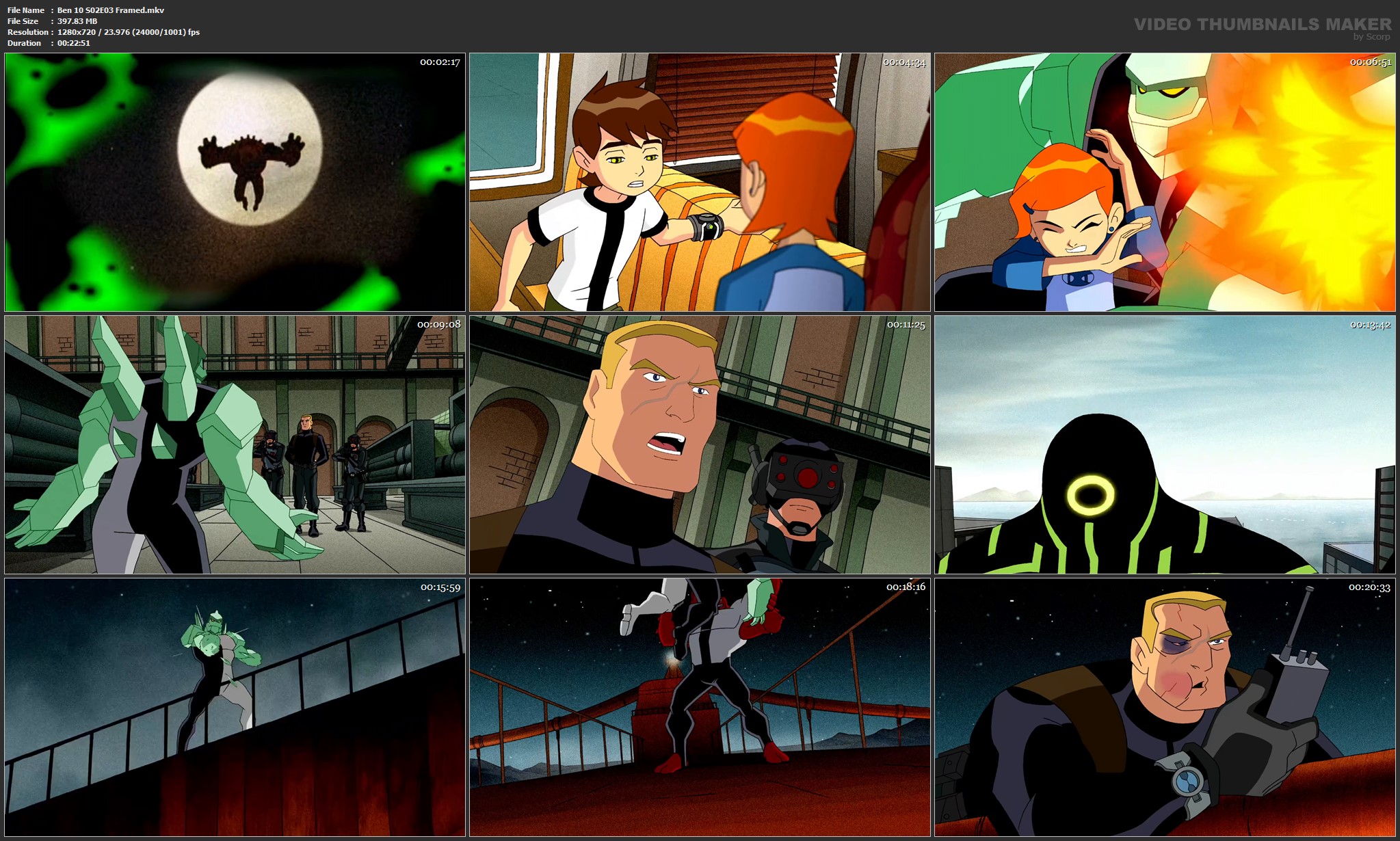 Ben 10 S02 E03 Framed mkv — Postimages