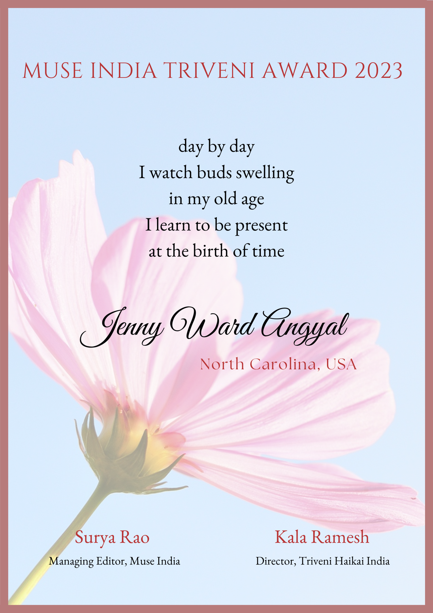 MUSE INDIA TRIVENI AWARD 2023 — Postimages