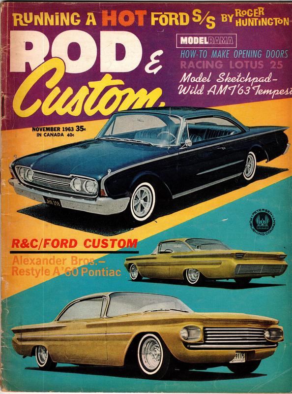 Rod And Custom Models - November 1963 | SlotForum