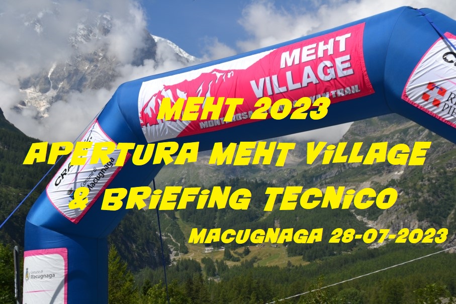 MEHT 2023: Apertura Meht Village & Briefing Tecnico