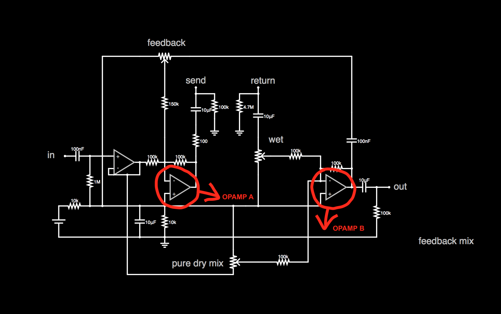 Feedback Looper Circuit Annotated — Postimages
