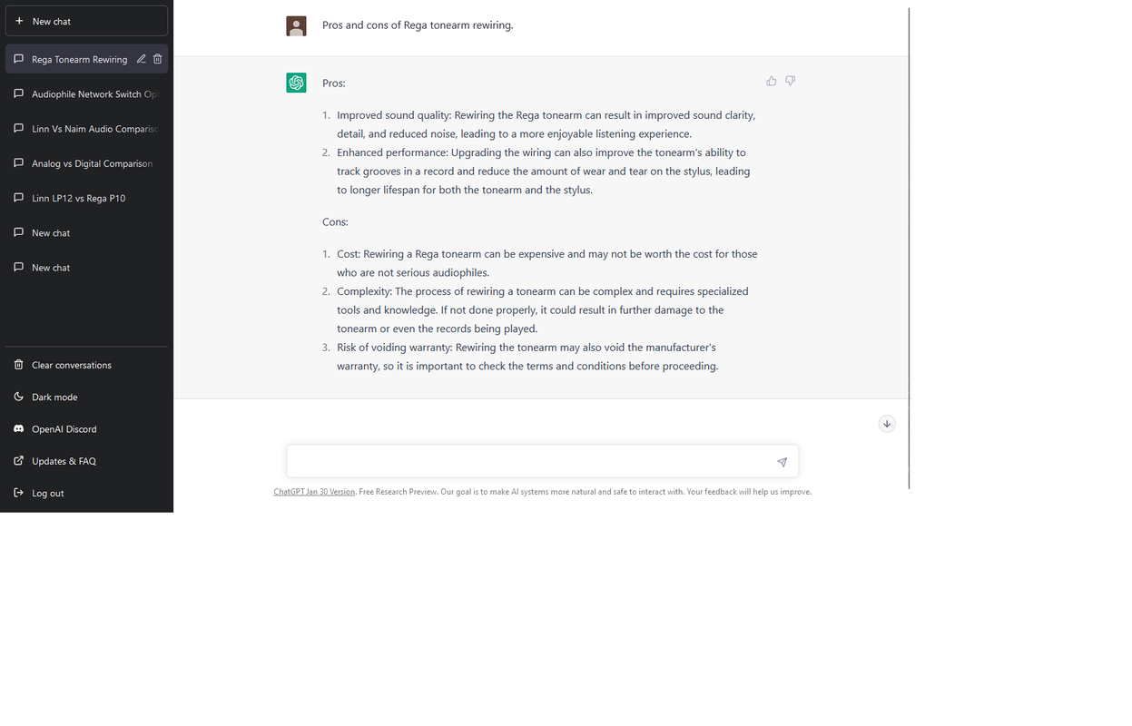 Rega Arm Rewire AI — Postimages