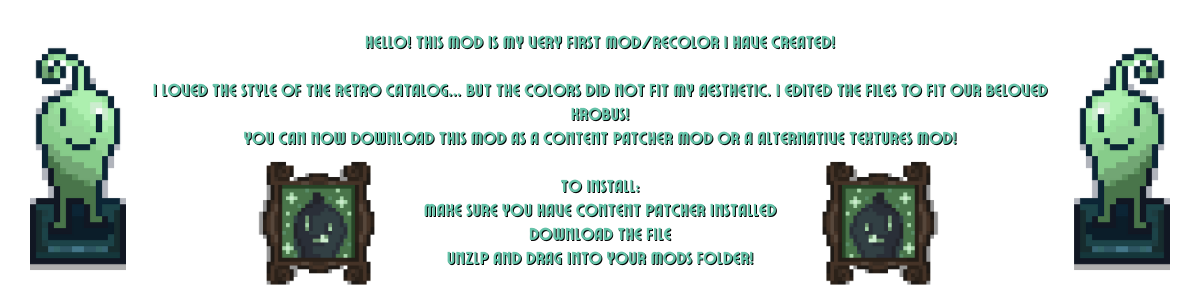 Bog's Krobus Retro Furniture Recolor at Stardew Valley Nexus - Mods and ...