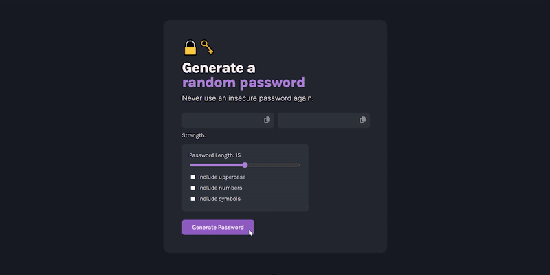 GitHub - sndrt/password-generator