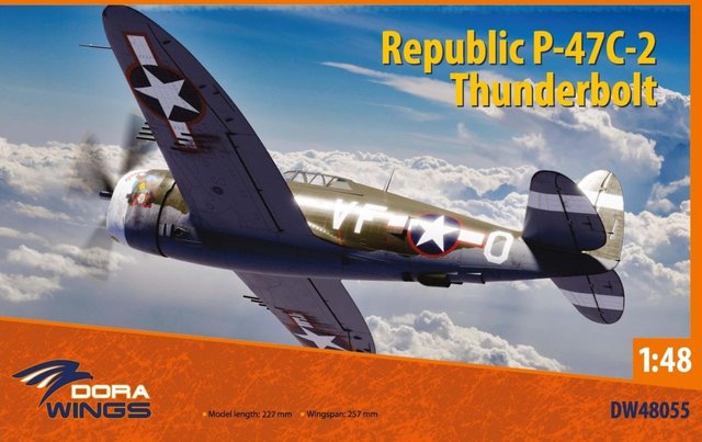 1/48 - Republic P-47B/C & D (early) Razorback/Thunderbolt By Dora Wings - P-47B & C/C-2 released ...