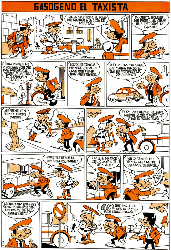 El foro de la T.I.A. :: Ver tema - GASÓGENO EL TAXISTA, de Gregorio "Grema" Martín