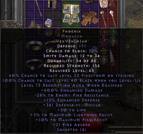 __ Phoenix Monarch 400% In 15% Ed Base __ - Topic - d2jsp