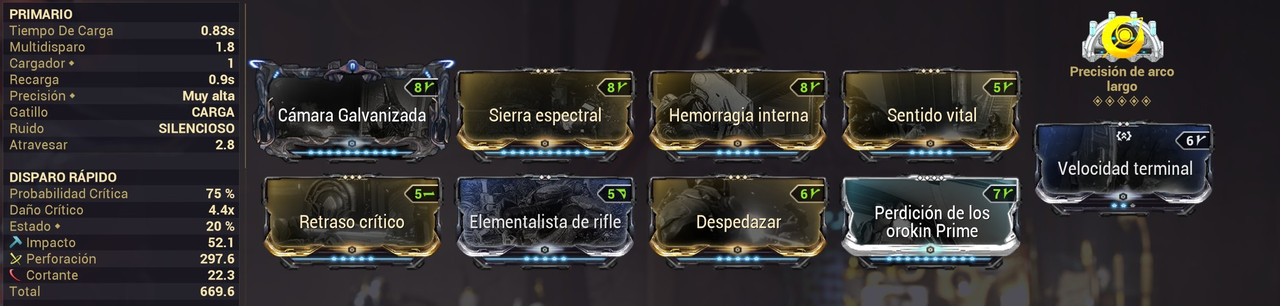 4 Forma Ivara Prime Build by T_Rodrigo_24 - Ivara | 2 Builds | Spy ...