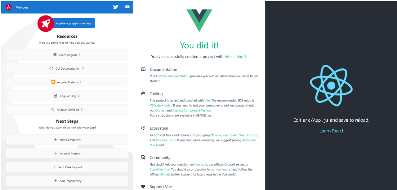 GitHub - ObiBaratt/avr: Run Angular, Vue, and React side by side
