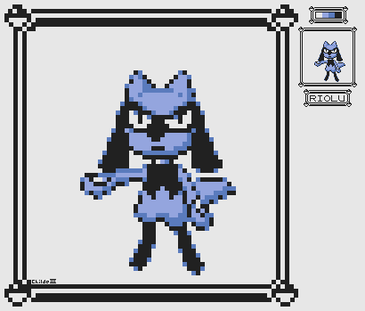 Riolu Pixel Art Riolu Full Art | EBay