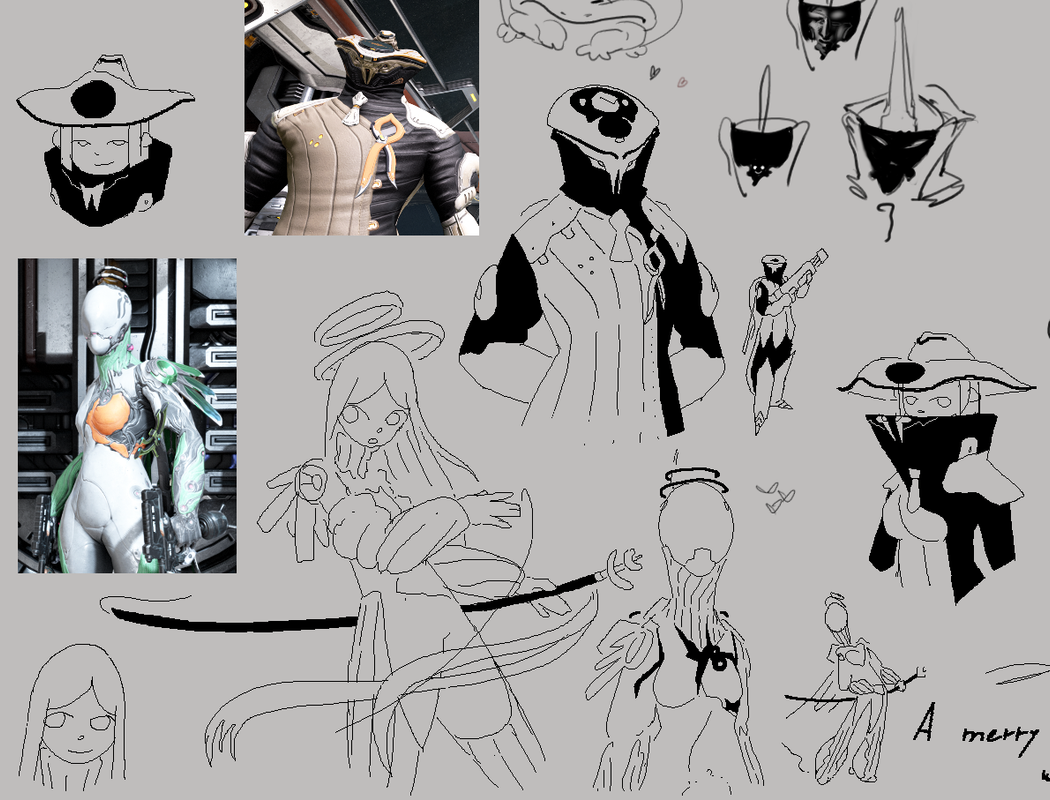 I wanna draw some frames! - Fan Art - Warframe Forums