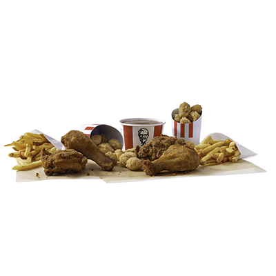 [KFC] $10 meal for 2 and two "snacker" wraps for $5 limited time menu ...