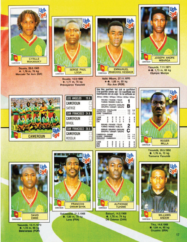 Album Panini USA 1994 19 — Postimages