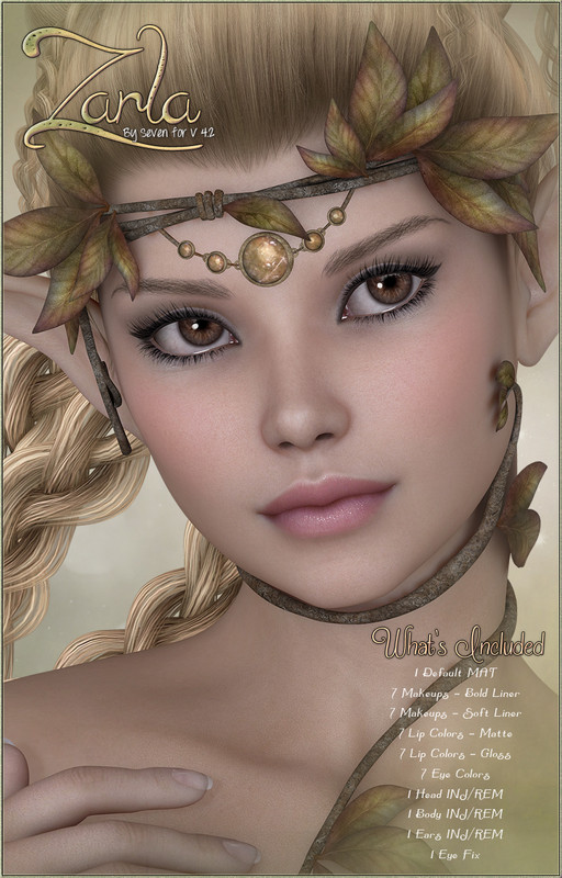 SV7 Zarla 2025 - Free Daz 3D Models