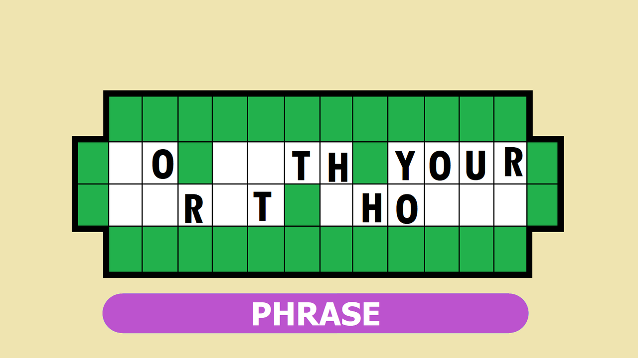 Wheel of Fortune Puzzle Board Game 3 Round 3 — Postimages