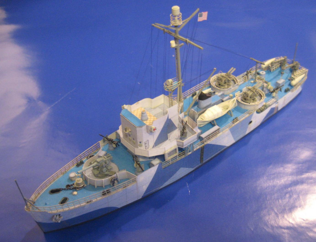 USS Caravan, in card - Ready for Inspection - Maritime - Britmodeller.com