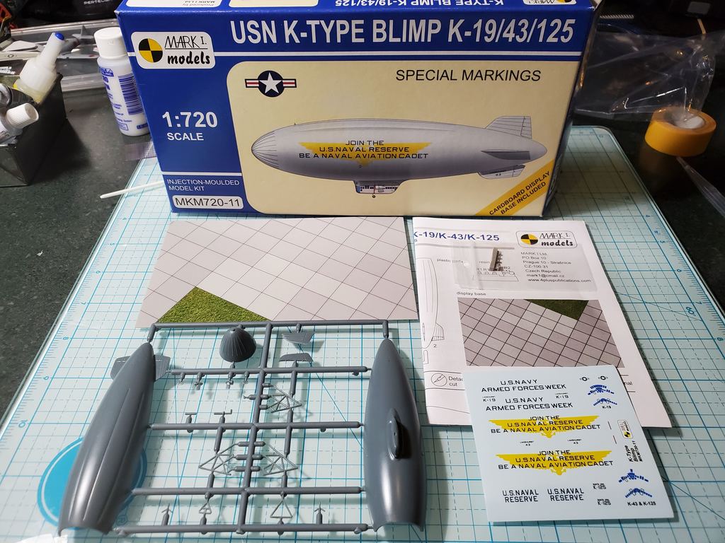 Mark I Models 1/720 USN K-Type Blimp - Completed - Work in Progress ...