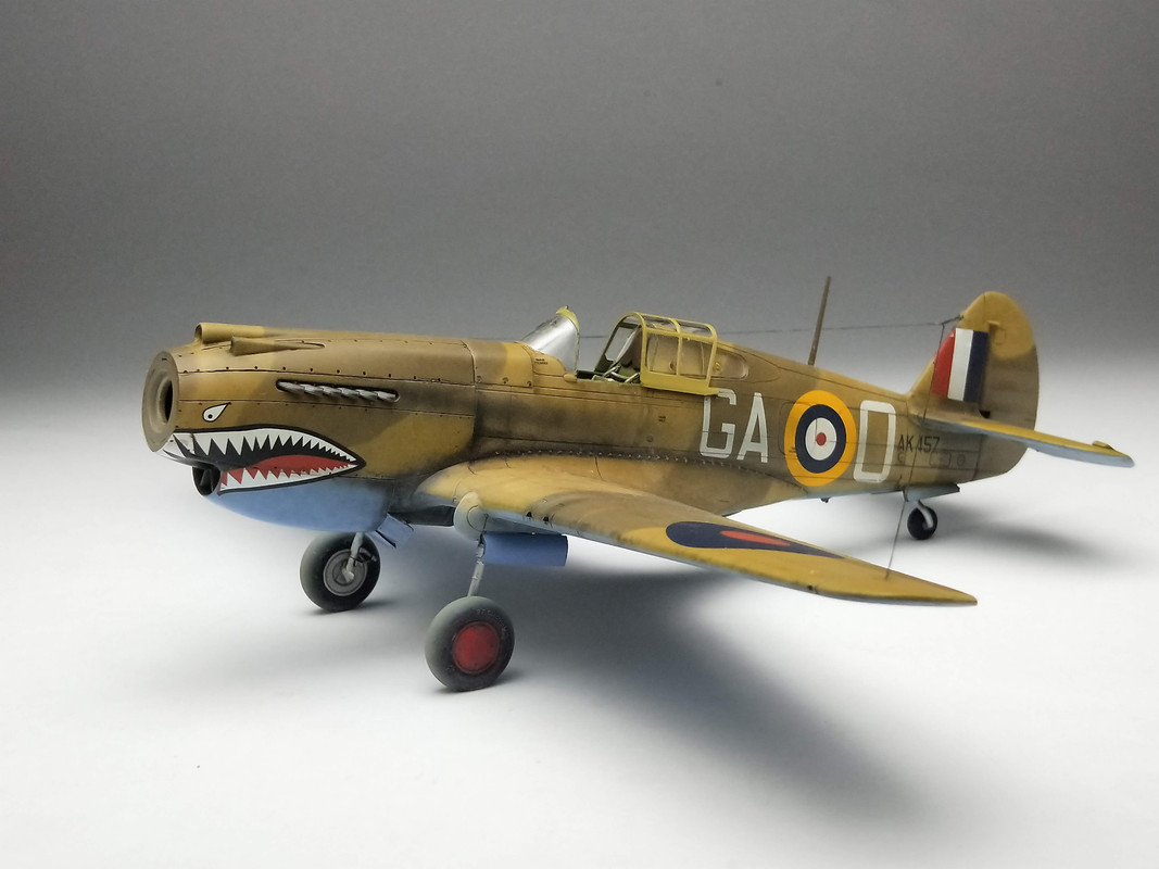 112 squadron RAF, Airfix 1/48 P-40B with extras - Work in Progress ...