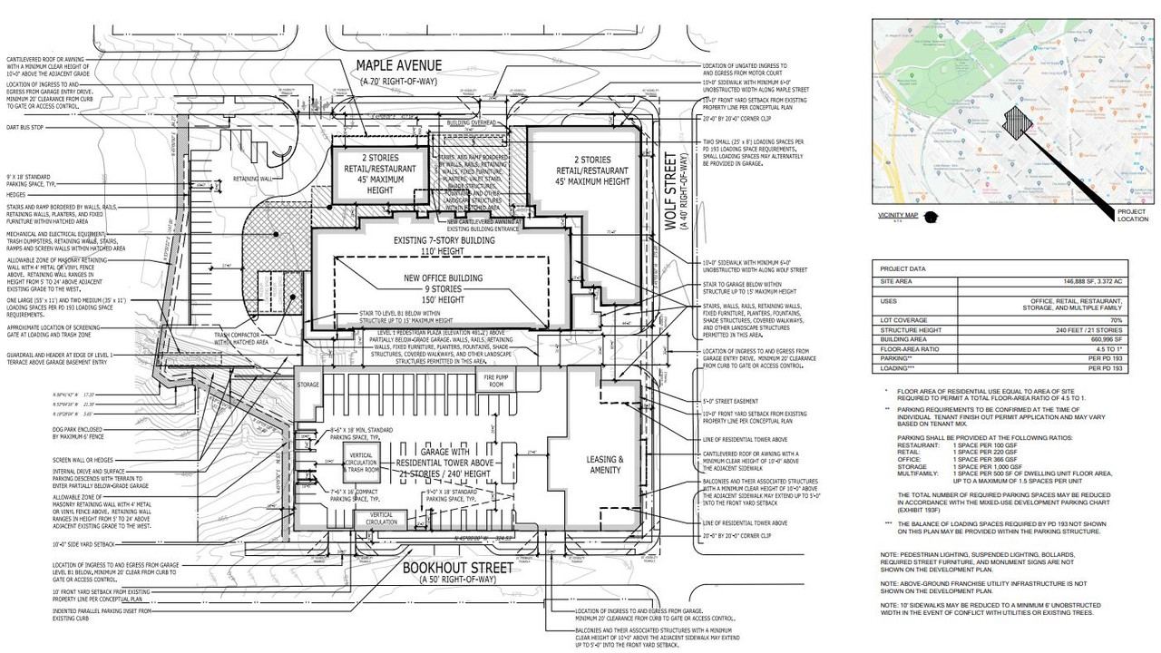 Uptown Dallas: 3001 Maple (Maple Terrace Office + Residences) - Dallas ...