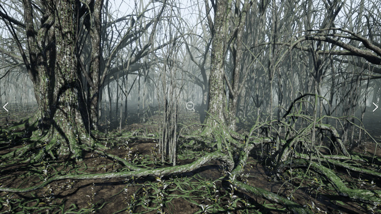 [ Unreal Engine Landcape ] Dark Forest 2025 - Free Daz 3D Models