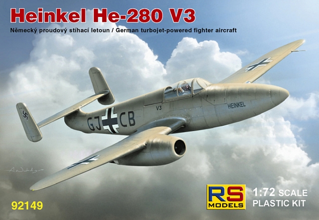 1/72 - Heinkel He-280 V2 & V3 by RS Models - released - new He-280 V3 ...