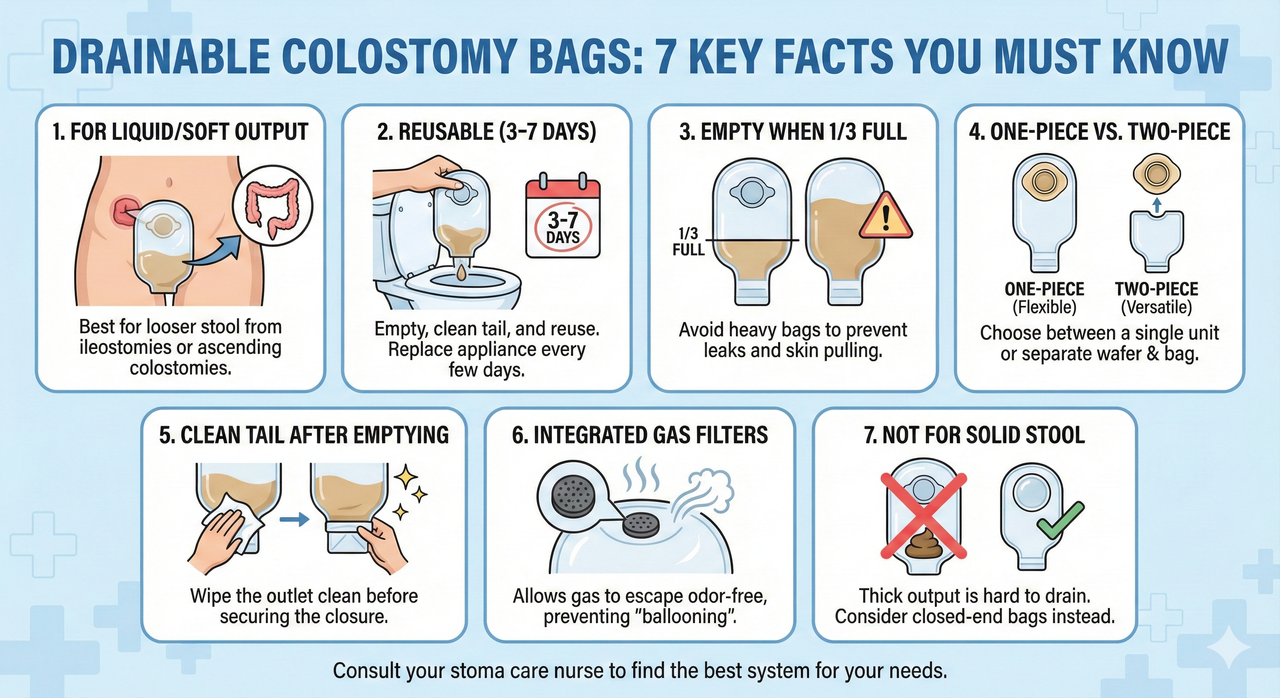 Drainable Colostomy Bags: 7 Key Facts You Must Know