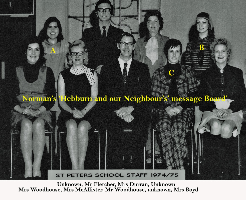 NAMES St Peters School Staff Copy — Postimages