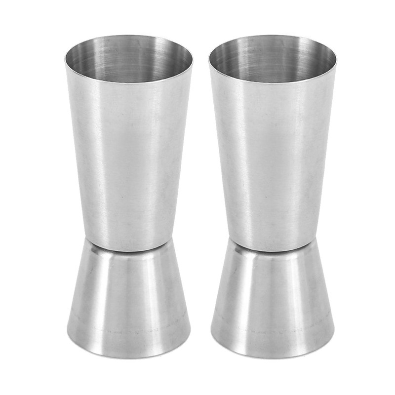 Stainless Steel Double Sided Peg Measurer Glass Cup Jigger For Cocktail ...